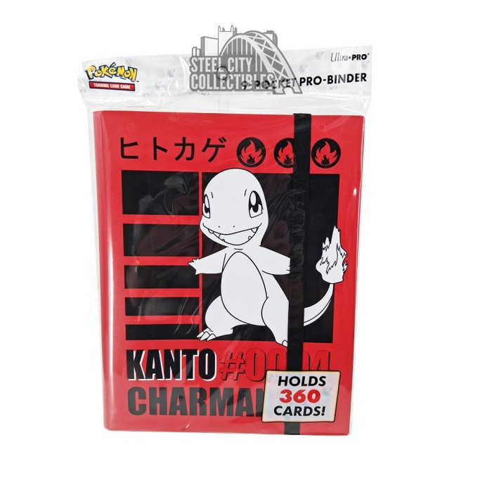 Ultra Pro Pokemon Kanto Charmander 9-Pocket Pro Binder | Steel City ...