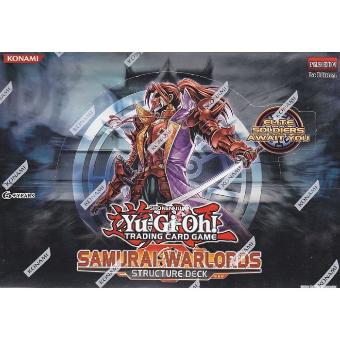Konami Yu-Gi-Oh Samurai Warlords Structure Deck Box | Steel City ...