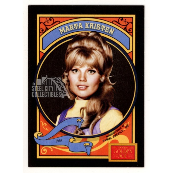 Marta Kristen 2014 Panini Golden Age Black Parallel Card #100 1/1 ...