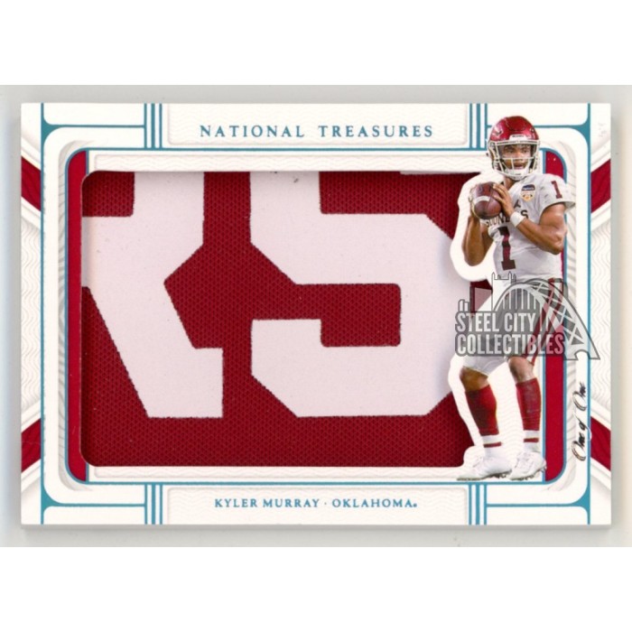 Kyler Murray 2022 National Treasures Collegiate Jumbo Patch Card #SIL ...