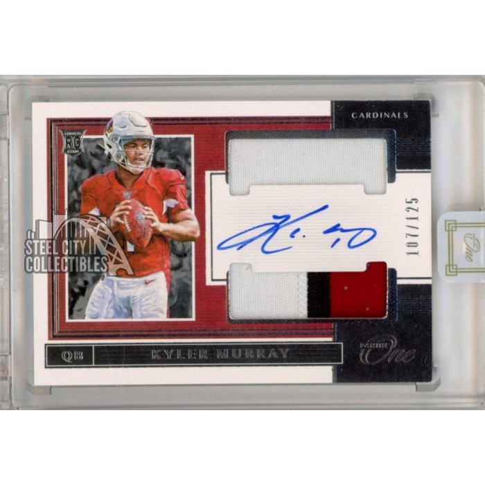 Kyler Murray 2019 Panini One Autograph Rookie Patch Card #35 107/125 ...