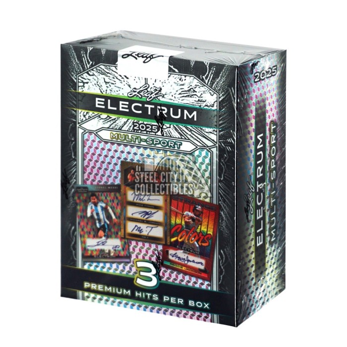 2025 Leaf Electrum Multi-Sport Hobby Box | Steel City Collectibles
