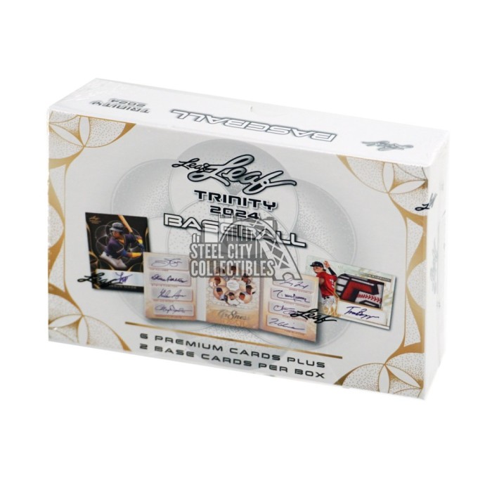 2024 Leaf Trinity Baseball Hobby Box | Steel City Collectibles