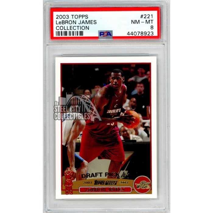 LeBron James 2003-04 Topps Basketball Collection Rookie Card RC #221 ...