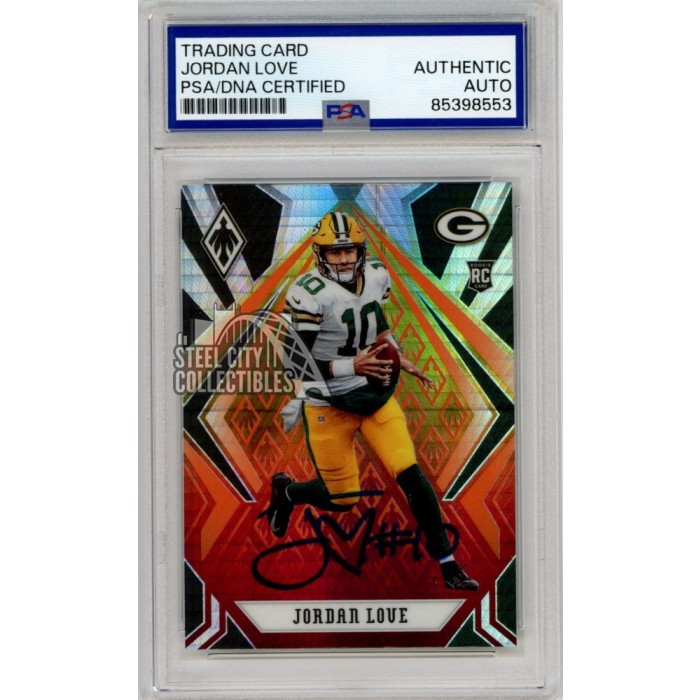 Jordan Love 2020 Panini Phoenix Fireburst Autograph Rookie Card #104 ...