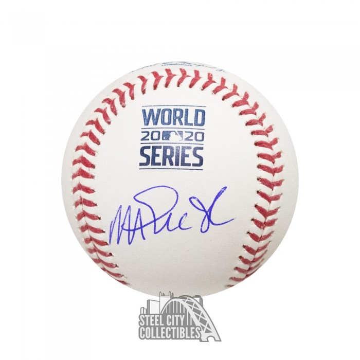 Magic Johnson Autographed Official 2020 World Series Baseball - BAS ...