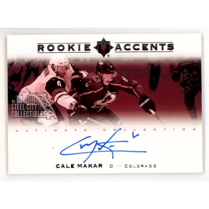 Cale Makar 2019-20 Upper Deck Ultimate Collection Moments Autograph ...