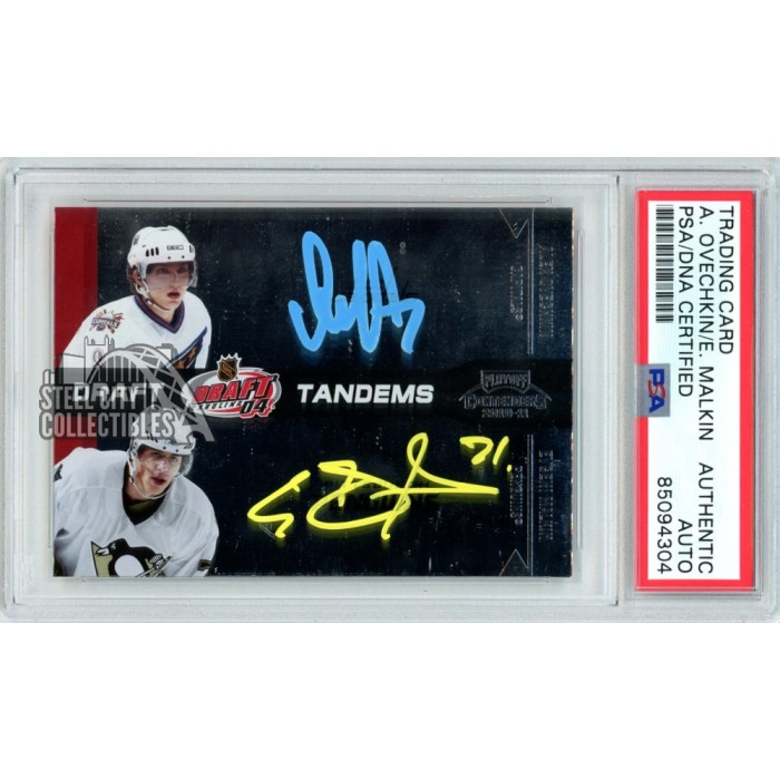 Alexander Ovechkin/Evgeni Malkin 2010-11 Panini Contenders Draft ...