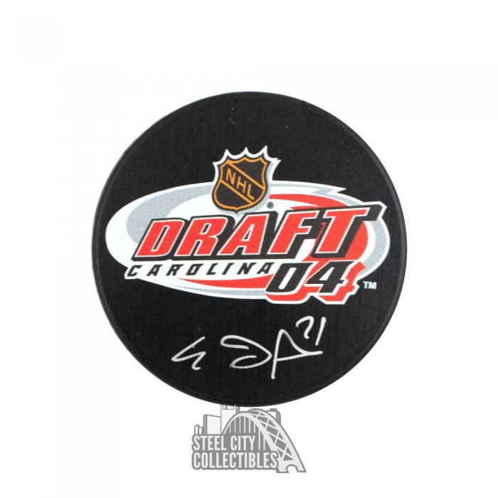 Evgeni Malkin Autographed 2004 NHL Draft Hockey Puck - BAS COA | Steel ...