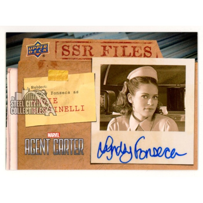 Lyndsy Fonseca as Angie Martinelli 2017 Upper Deck Marvel Agent Carter ...