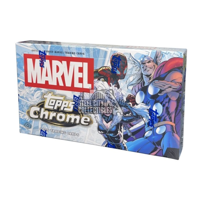 2025 Topps Marvel Chrome Hobby Box | Steel City Collectibles