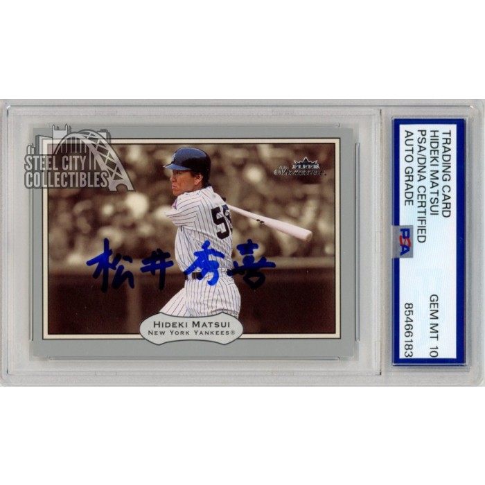 Hideki Matsui 2003 Fleer Showcase Kanji Autograph Rookie Card #S-139 / ...