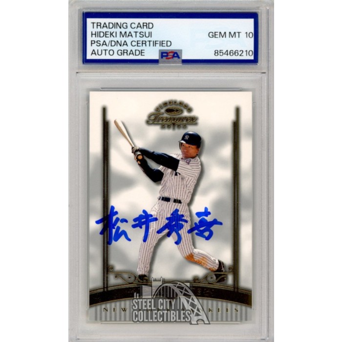 Hideki Matsui 2003 Donruss Timeless Signatures Kanji Autograph Rookie ...