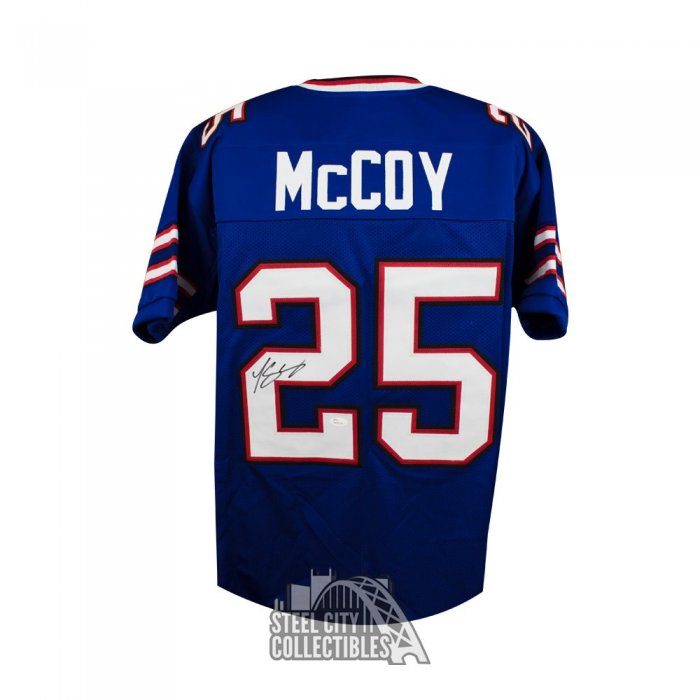 LeSean McCoy Autographed Buffalo Custom Blue Football Jersey - JSA COA ...