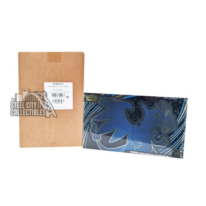 Pokemon Mega Charizard X ex Ultra Premium Collection 4-Box Case | Steel ...