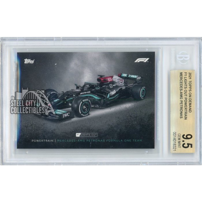Mercedes-AMG Petronas 2021 Topps Formula 1 F1 Lights Out Powertrain BGS ...