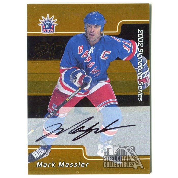 Mark Messier 2001-02 In The Game ITG BAP Signature Series Autograph ...