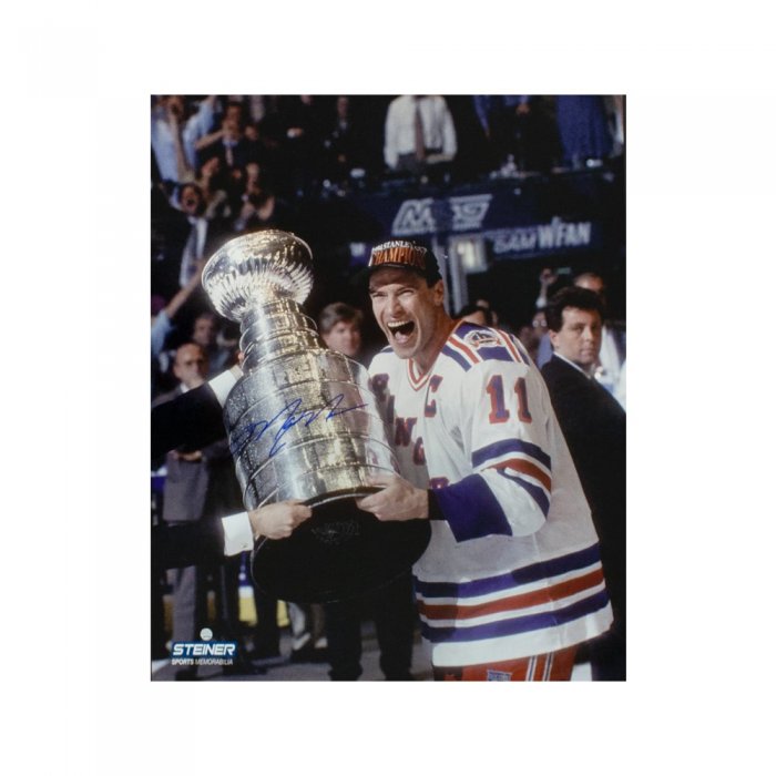 Mark Messier Autographed New York Rangers 16x20 Photo - Steiner COA ...