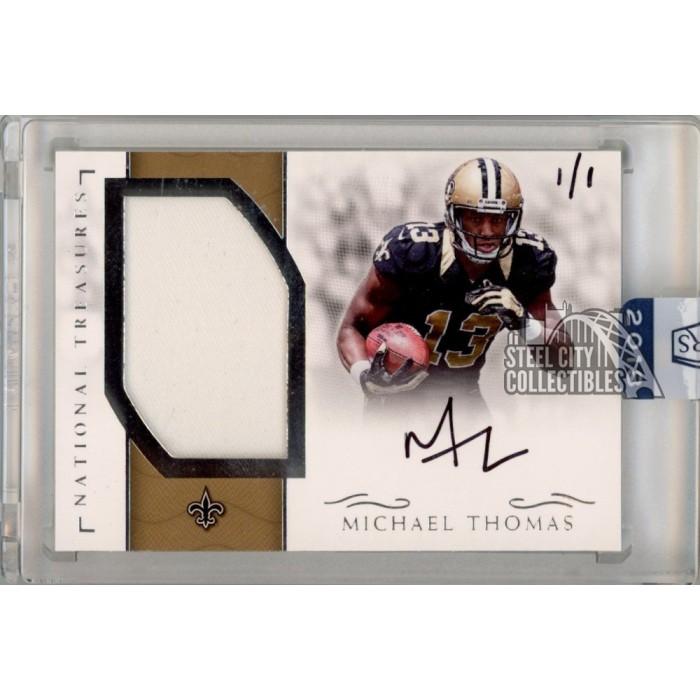Michael Thomas 2018 Panini Honors National Treasures Autograph Patch ...