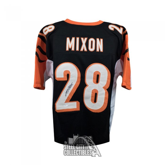 Joe Mixon Autographed Cincinnati Custom Black Football Jersey - JSA COA ...