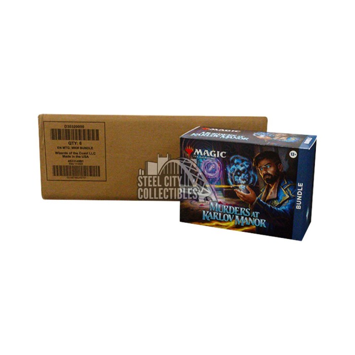 Magic the Gathering Murders at Karlov Manor Bundle 6-Box Case | Steel ...
