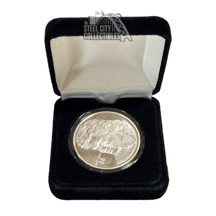 Highland Mint Mario Lemieux Commemorative Medallion Coin /5000 - 1 Troy ...