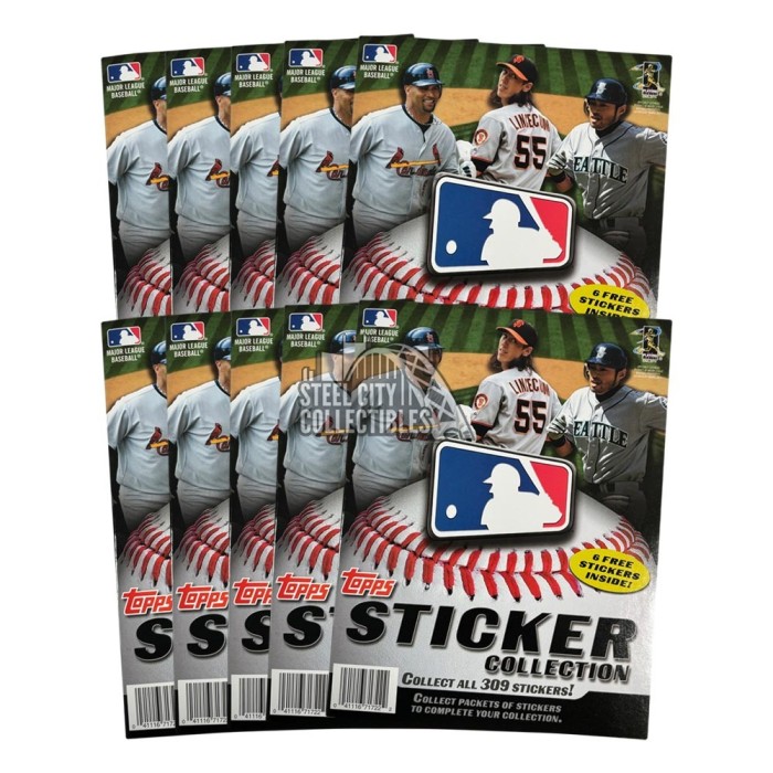 2011 Topps MLB Sticker Album - Lot of 10 | Steel City Collectibles