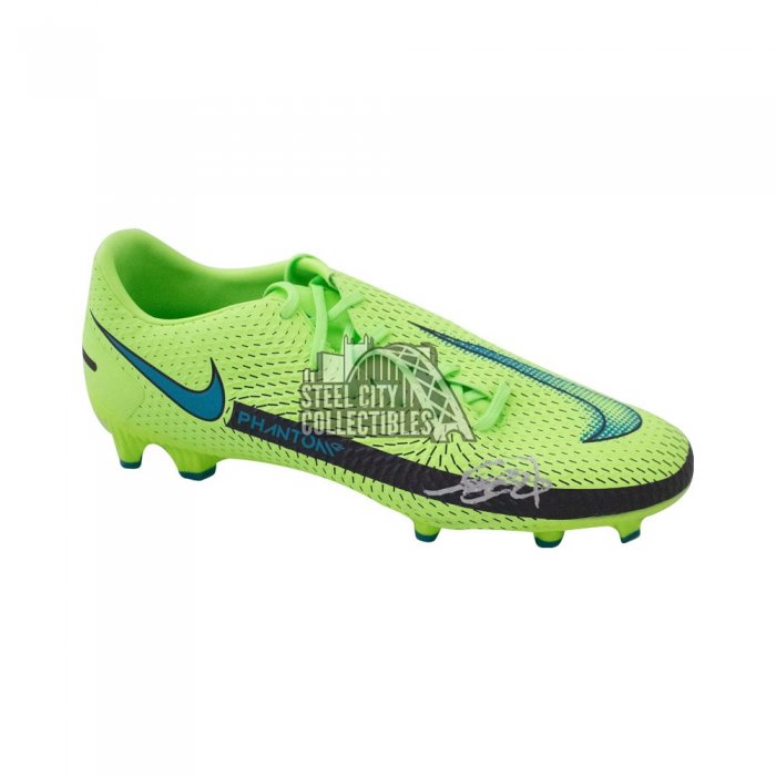 Mason Mount Autographed Nike Phantom Green Soccer Cleat - BAS COA ...