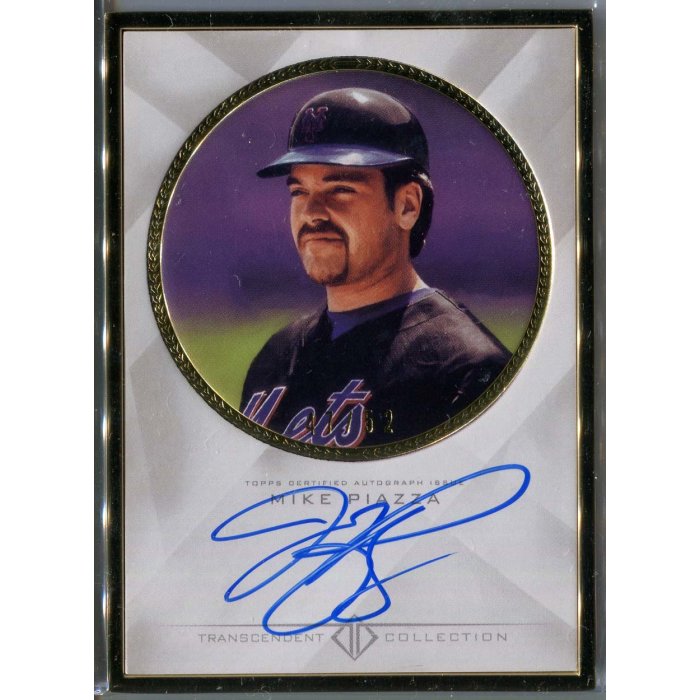 Mike Piazza 2016 Topps Transcendent Base Framed Autograph Auto Card 47/ ...
