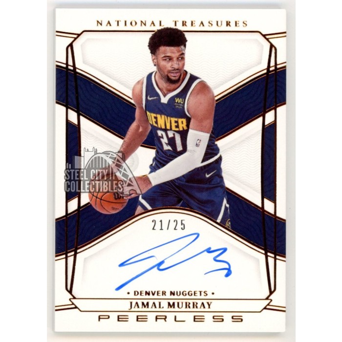 Jamal Murray 2021-22 Panini National Treasures Fearless Autograph Card ...