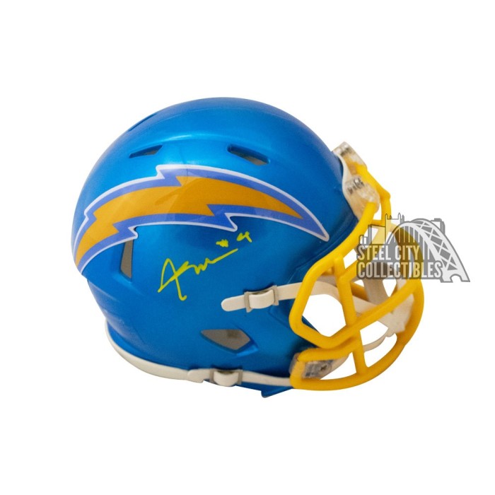 Kenneth Murray Autographed Los Angeles Chargers Flash Mini Football ...