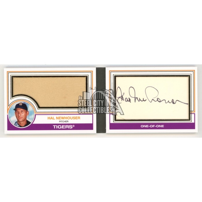 Hal Newhouser 2018 Topps Transcendent Cut Autograph Relic Booklet Card ...
