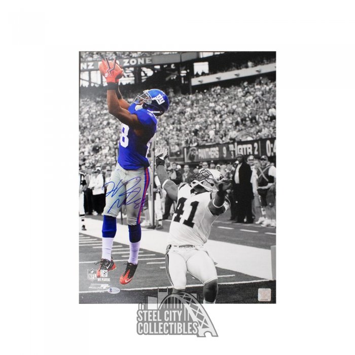 Hakeem Nicks Autographed New York Giants 16x20 Photo (Vertical) - BAS ...