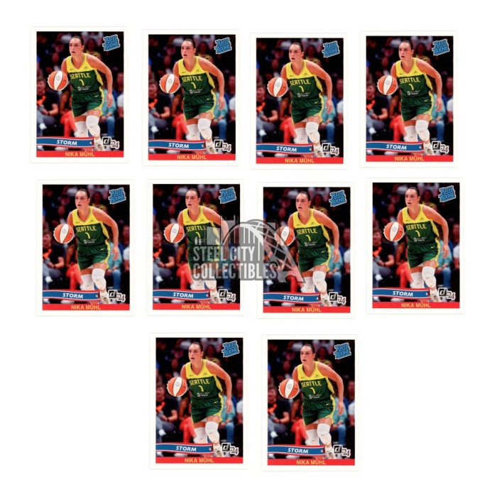 Nika Muhl 2024-25 Panini Instant Donruss Rated Rookie Card #RRR-9 10 ...