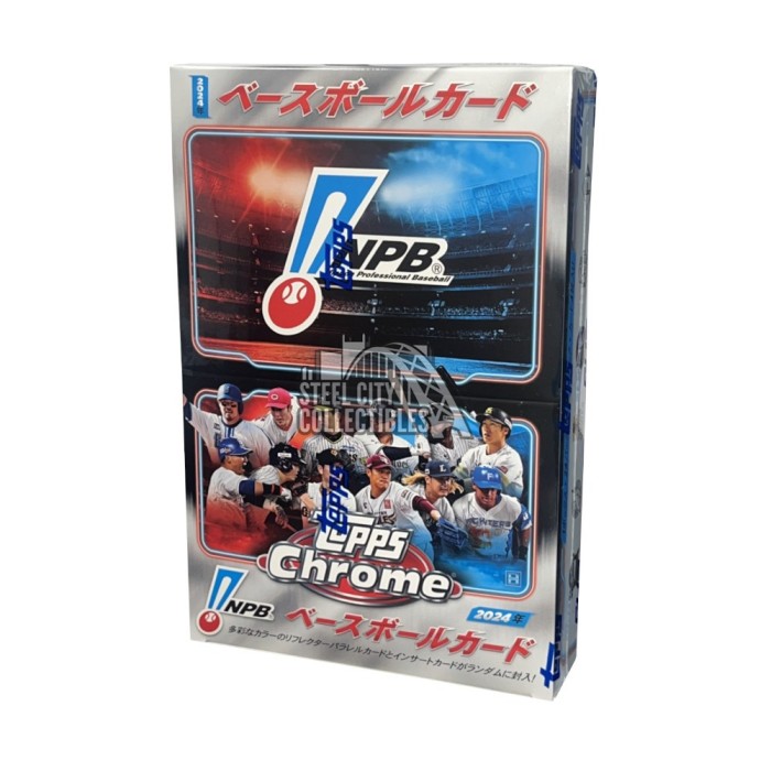 2024 Topps NPB Chrome Baseball Hobby Box | Steel City Collectibles