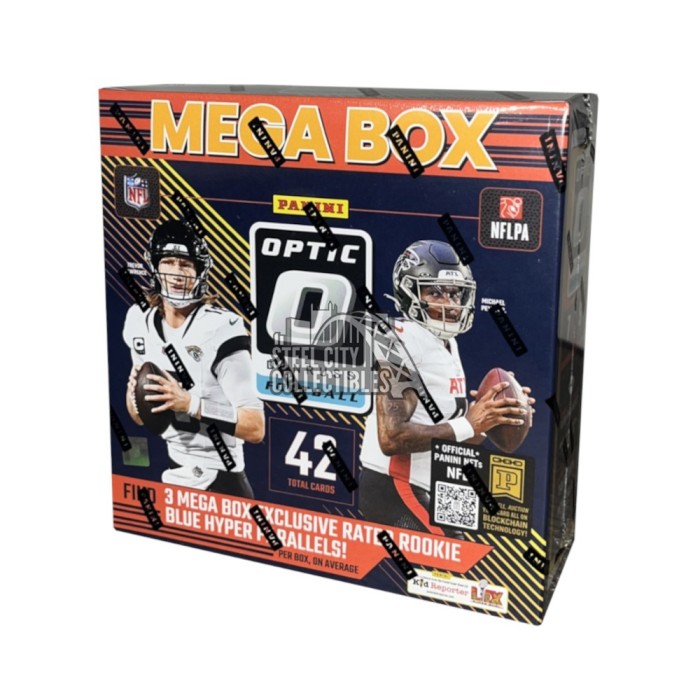 2024 Panini Donruss Optic Football Mega Box (Blue Hyper Parallels ...