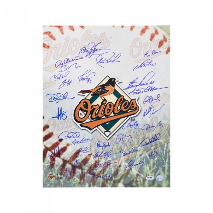 Baltimore Orioles Greats Autographed 16x20 Photo (30 Signatures) PSA ...