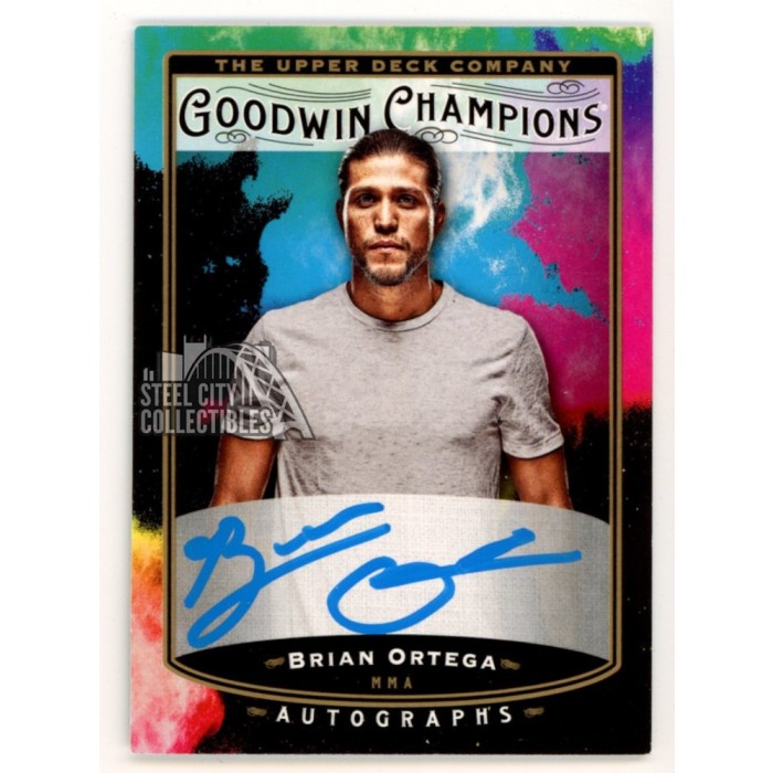 Brian Ortega 2019 Upper Deck Goodwin Tie Dye Autograph Card #SCA-BO ...
