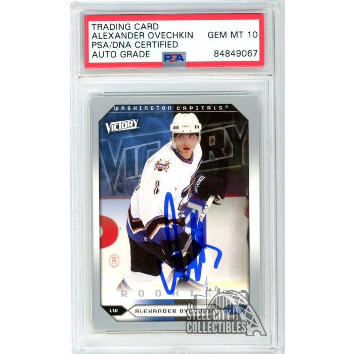 Alexander Ovechkin 2005-06 Upper Deck Victory Autograph Rookie Card ...