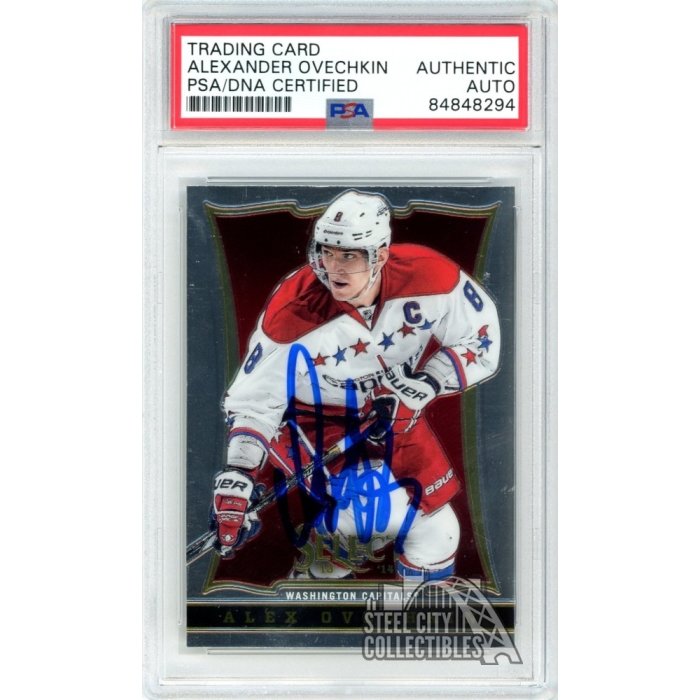 Alexander Ovechkin 2013-14 Panini Select Autograph Card #46 PSA/DNA ...
