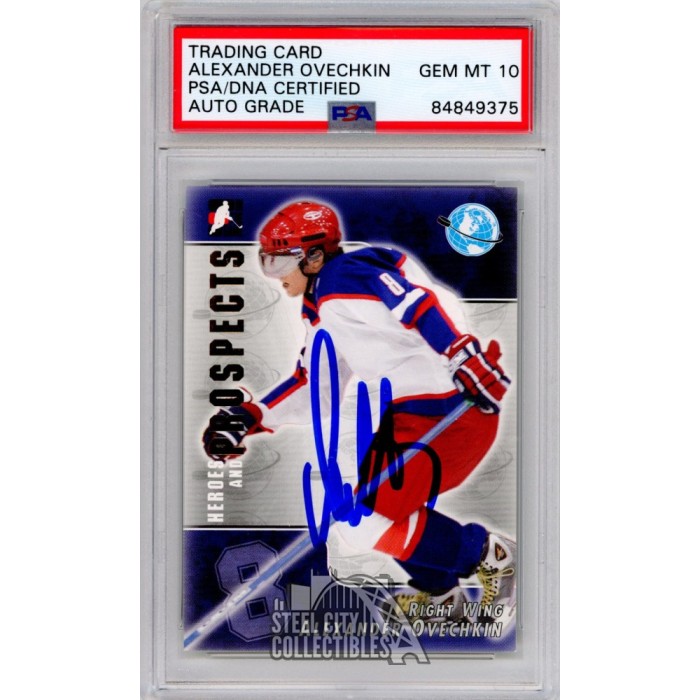 Alexander Ovechkin 2004-05 ITG Heroes & Prospects Autograph RC Card ...