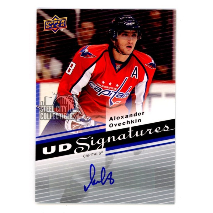 Alexander Ovechkin 2007-08 Upper Deck Signatures Autograph Card #UDS-AO ...