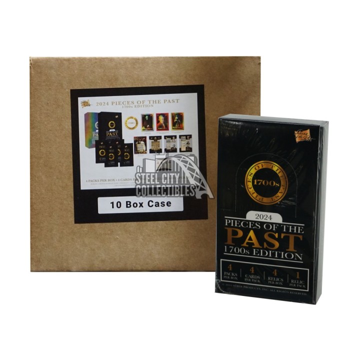 2024 Pieces of the Past 1700s Edition 10-Box Case | Steel City Collectibles
