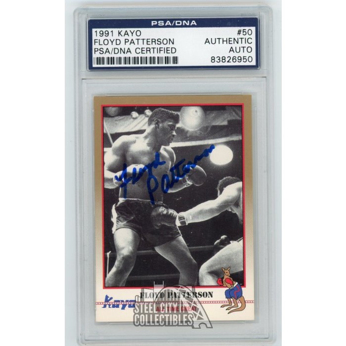 Floyd Patterson 1991 Kayo Autograph Auto Card #50 - PSA/DNA Blue Ink ...