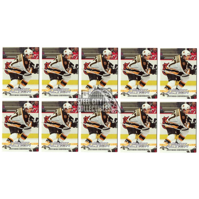 10ct Patrice Bergeron 2003-04 In The Game ITG Action RC Rookie Card Lot ...