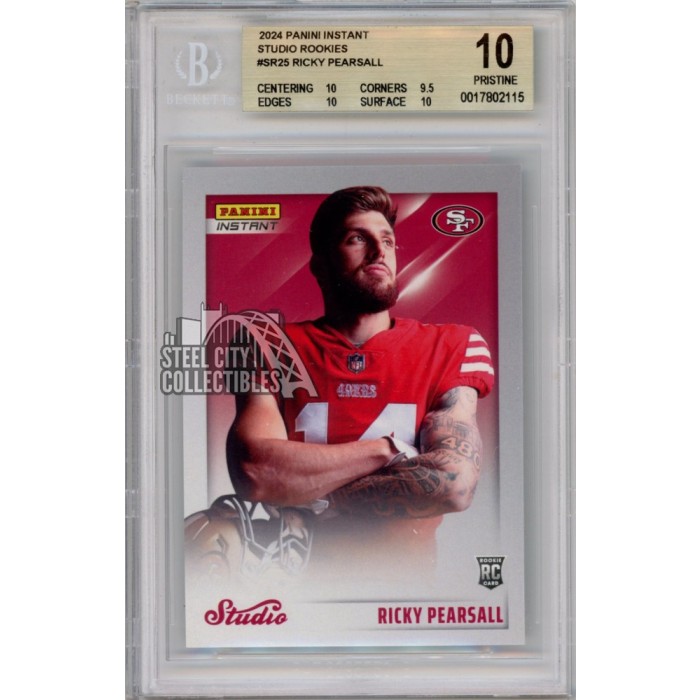Ricky Pearsall 2024 Panini Instant Studio Rookie Card #SR-25 BGS 10 ...