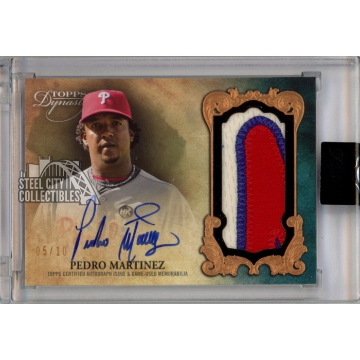 Pedro Martinez 2021 Topps Dynasty Autograph Patch Card #DAP-PM4 05/10 ...