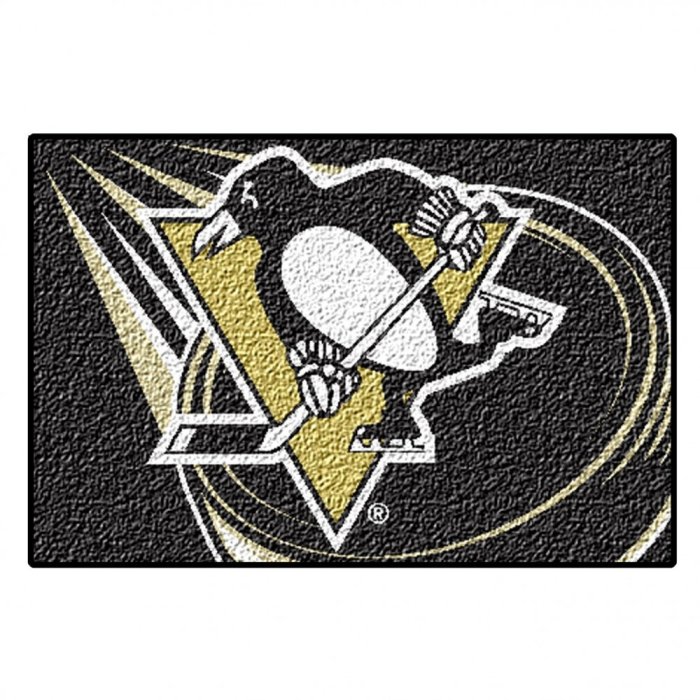 Pittsburgh Penguins 20"x30" Non-Skid Tufted Floor Rug | Steel City ...