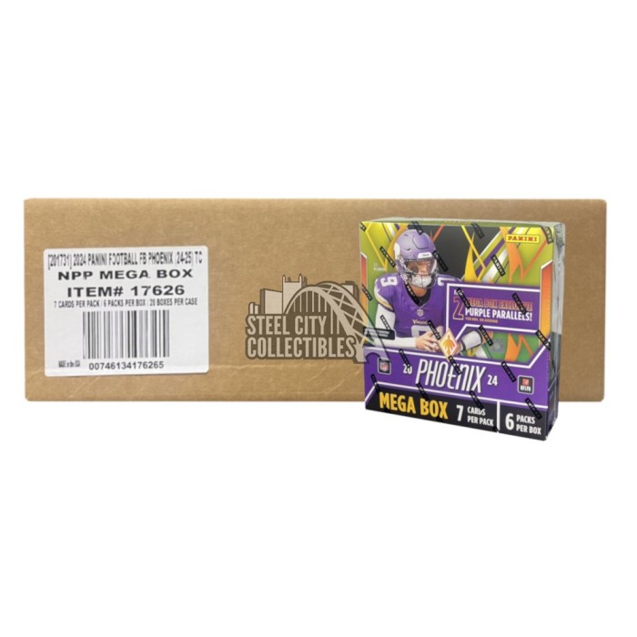 2024 Panini Phoenix Football Mega 20-Box Case | Steel City Collectibles