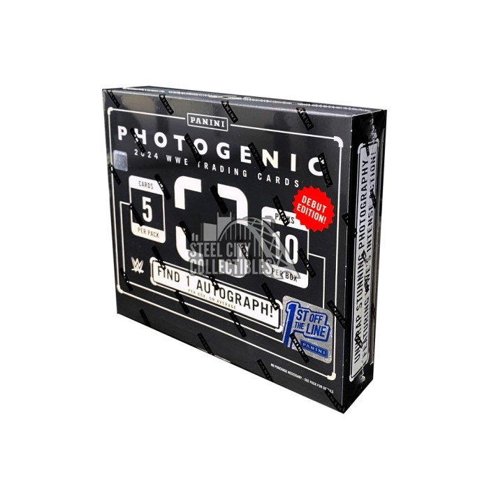 2024 Panini Photogenic WWE Wrestling Hobby Box - 1st off the Line (FOTL ...
